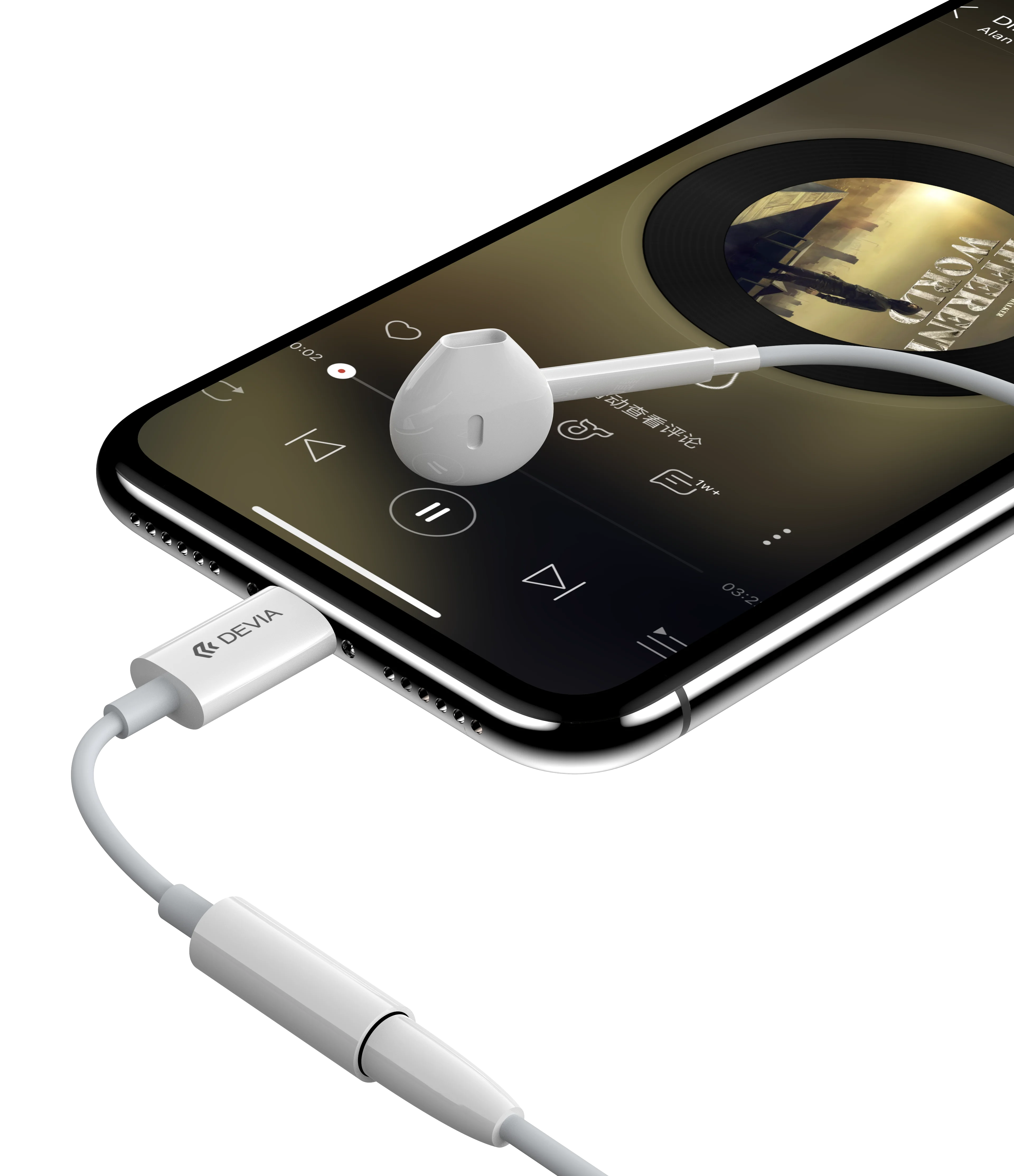 Lightning to DC 3.5mm Adapter Converter for iPhone - Gara Mart